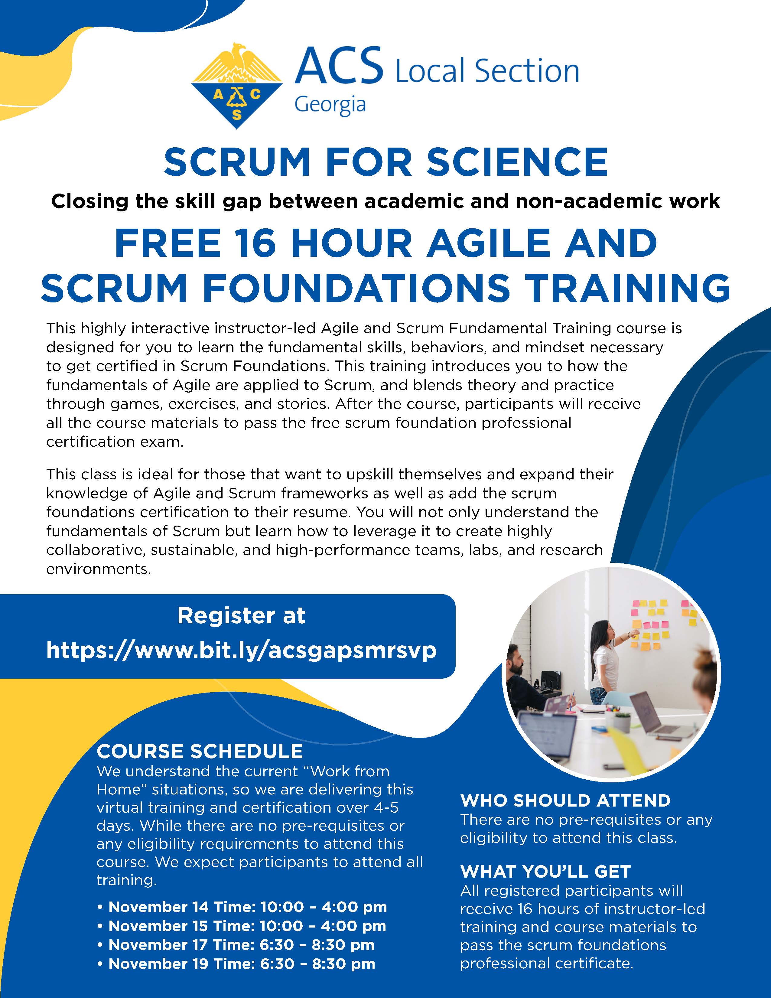 ACS Scrum Training – ACS Georgia Section